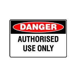 AUTHORISED USE ONLY SIGN 228DSAV