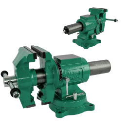 ABBOTT & ASHBY 125MM 5" Universal Bench Vice With Quick Release-Swivel ...